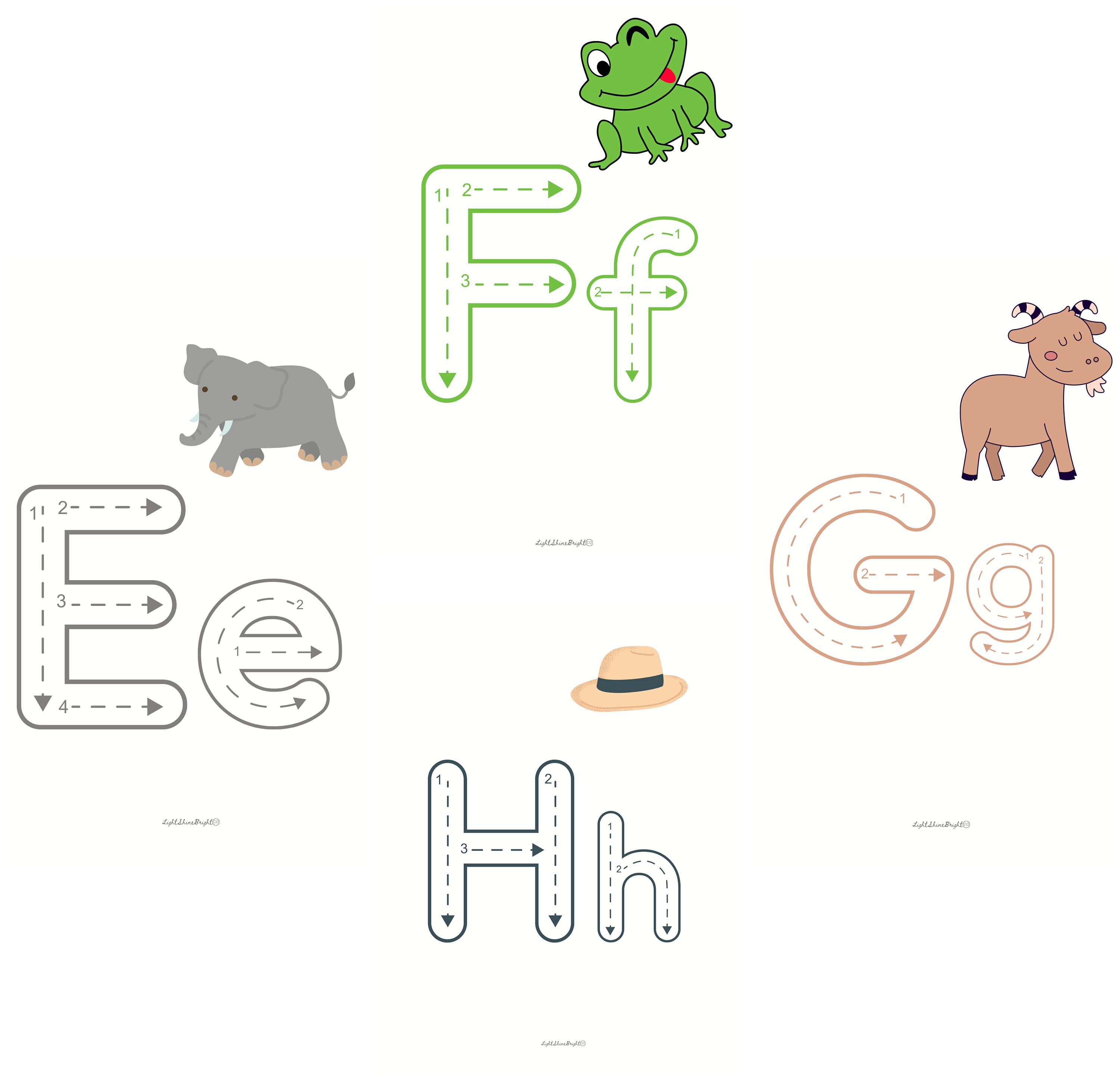Traceable ABC Print Outs Homeschool Abc's - Etsy