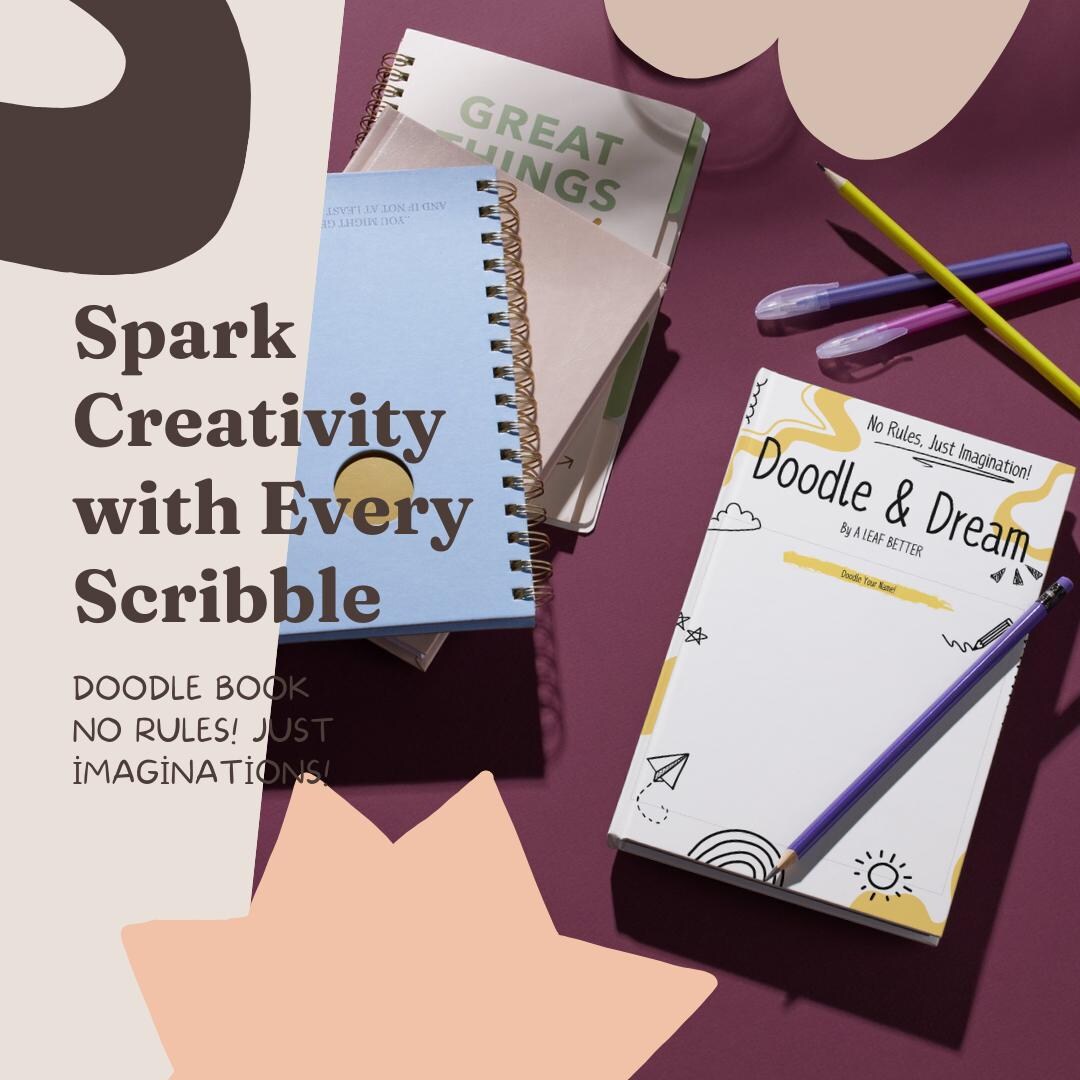 Printable Doodle Book: Fun Drawing Prompts for Kids & Adults (digital ...