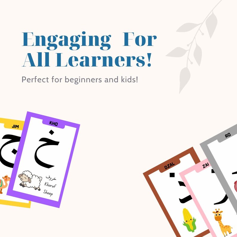 Arabic Alphabet Flashcards| Arabic Alphabet| Arabic Flashcards ...