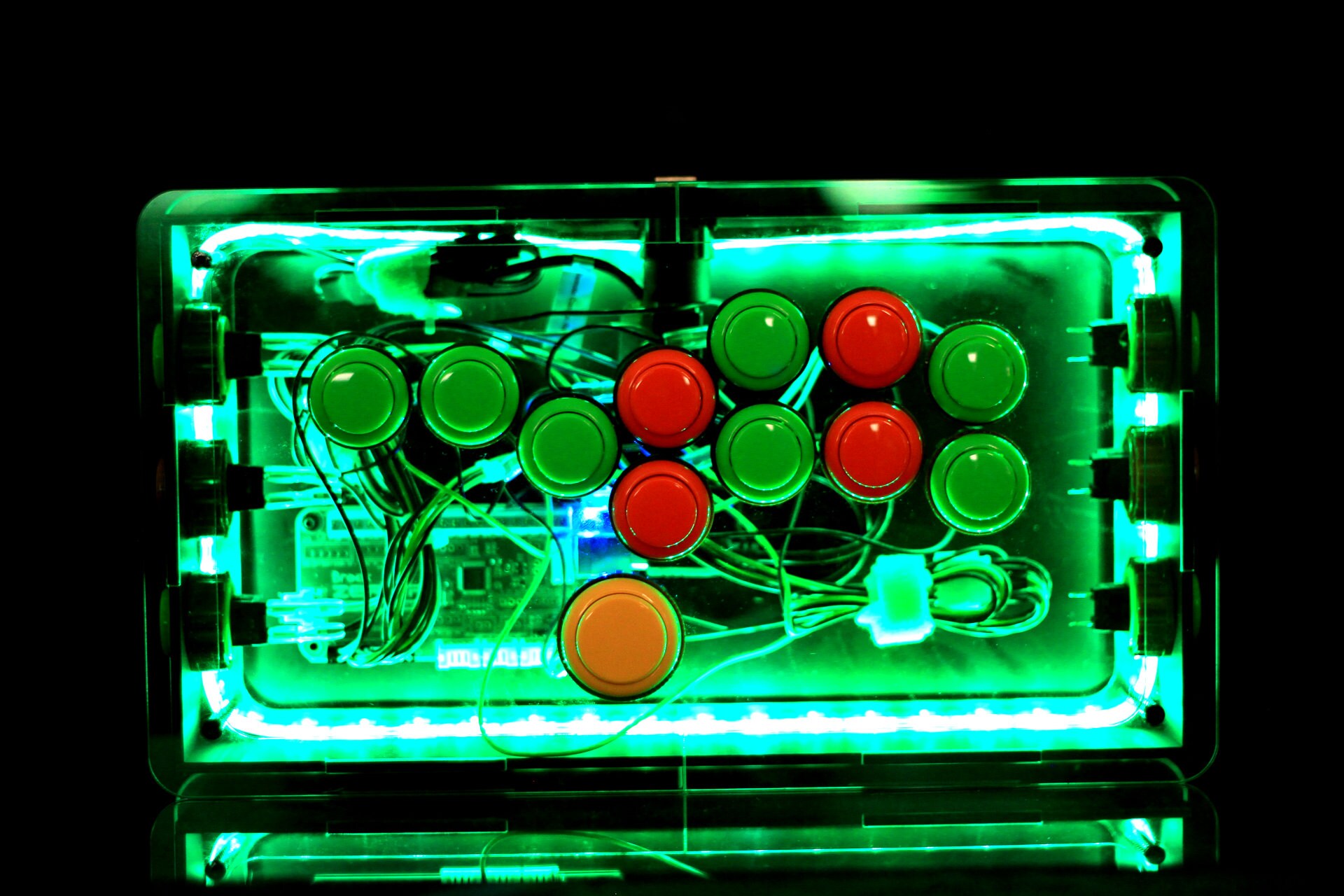 Retro Arcade Controller, Handemade Arcade Controller, Leverless Lightup ...