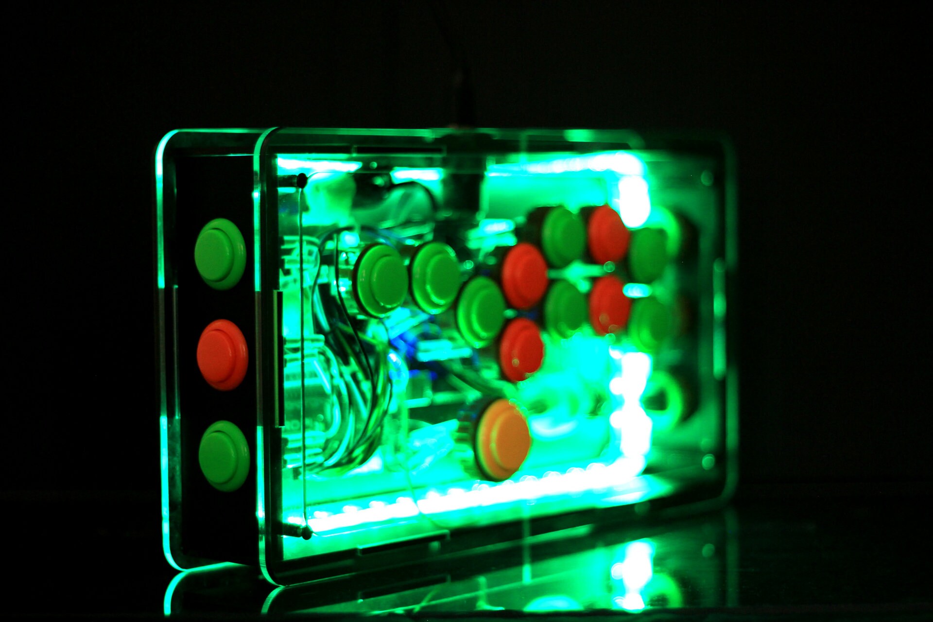 Retro Arcade Controller, Handemade Arcade Controller, Leverless Lightup ...