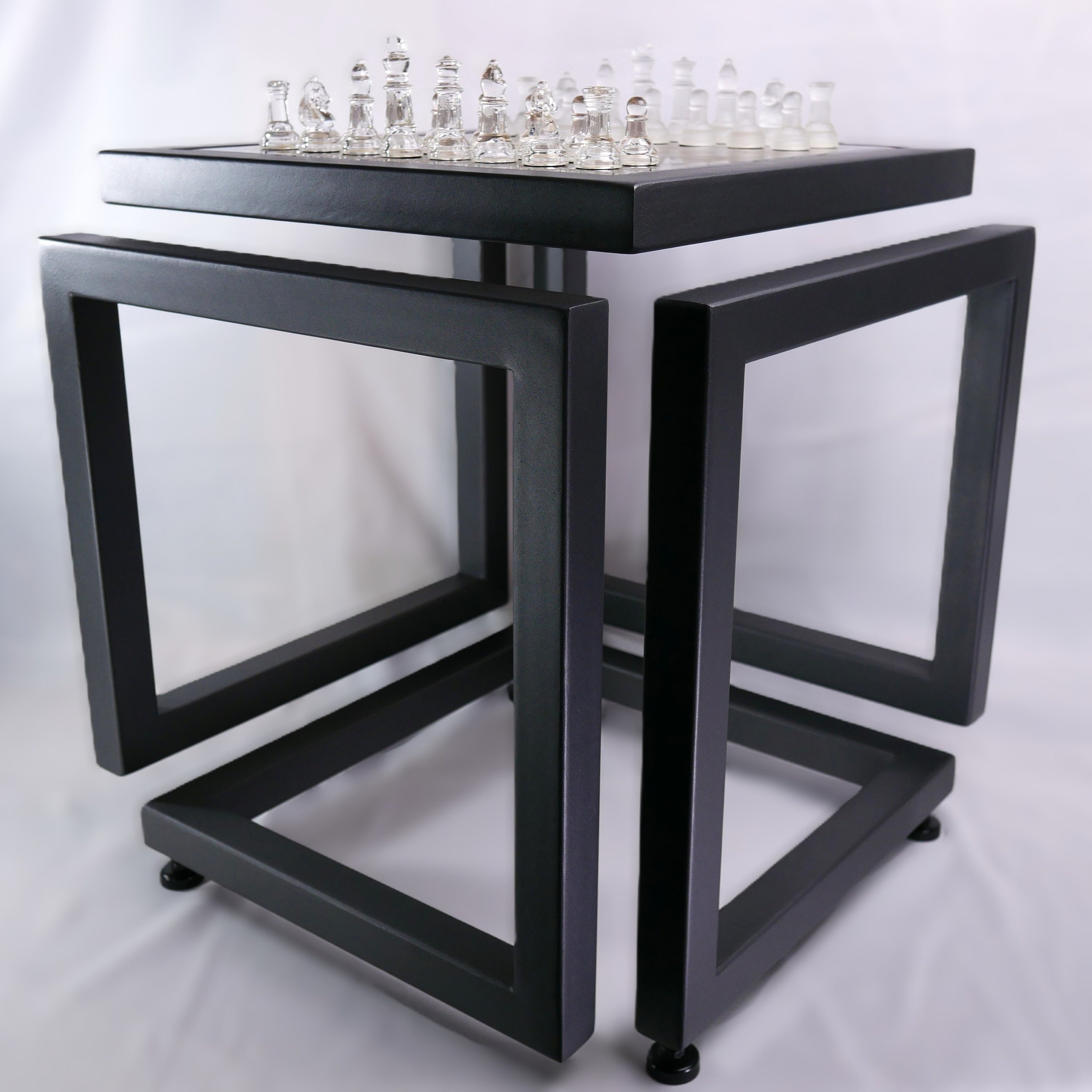 Infinity Cube Table With Custom Options Custom End Table Steel End ...