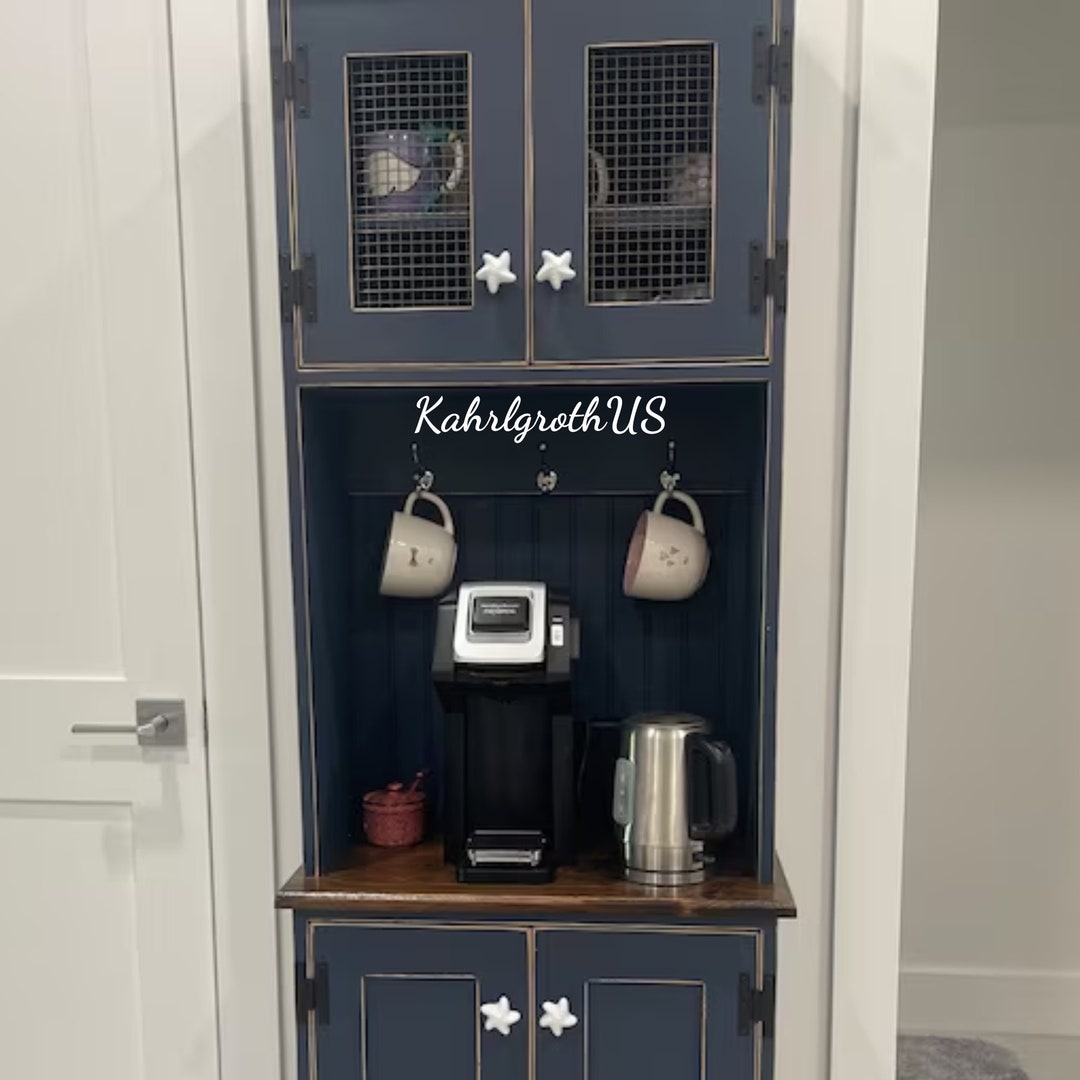 Beverage Station, Coffee Station, Coffee Armoire, Coffee Cupboard ...