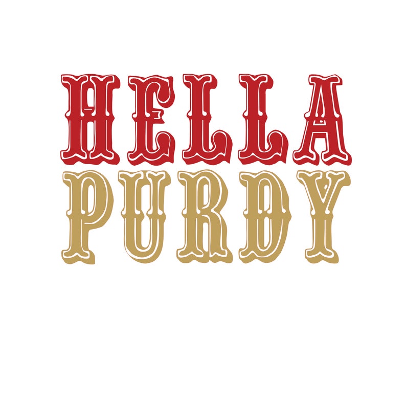 SF Football Purdy PNG Files - Etsy
