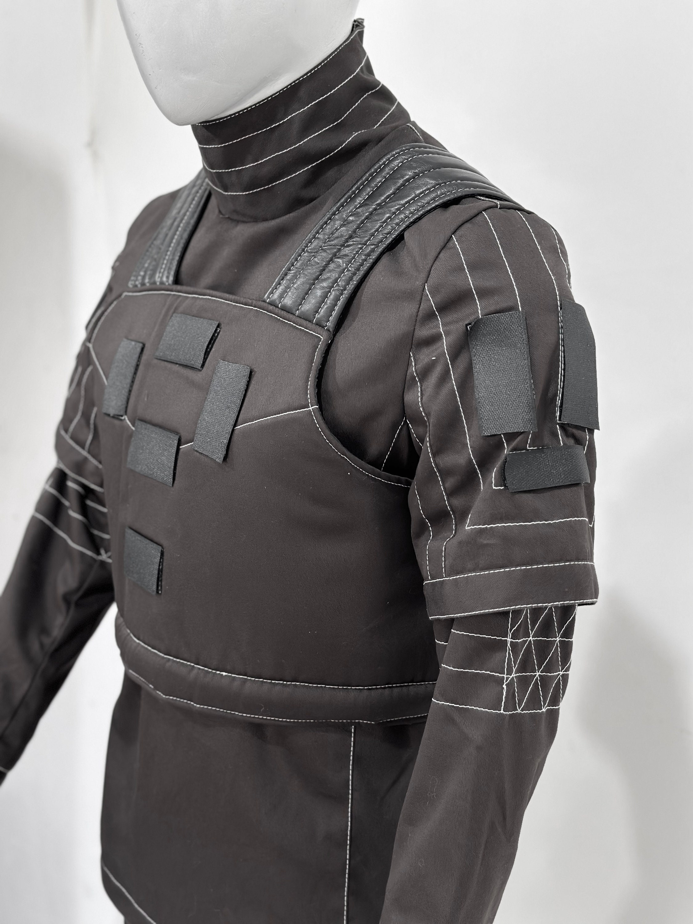 Mandalorian Flight Suit With Velcro, Din Djarin Cosplay Suit, Star Wars the Mandalorian Flight ...