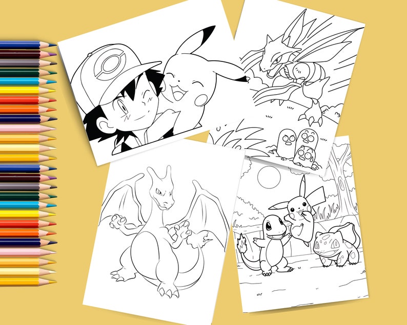 Pokemon Coloring Pages | Road Trip Coloring | Printable | Class ...