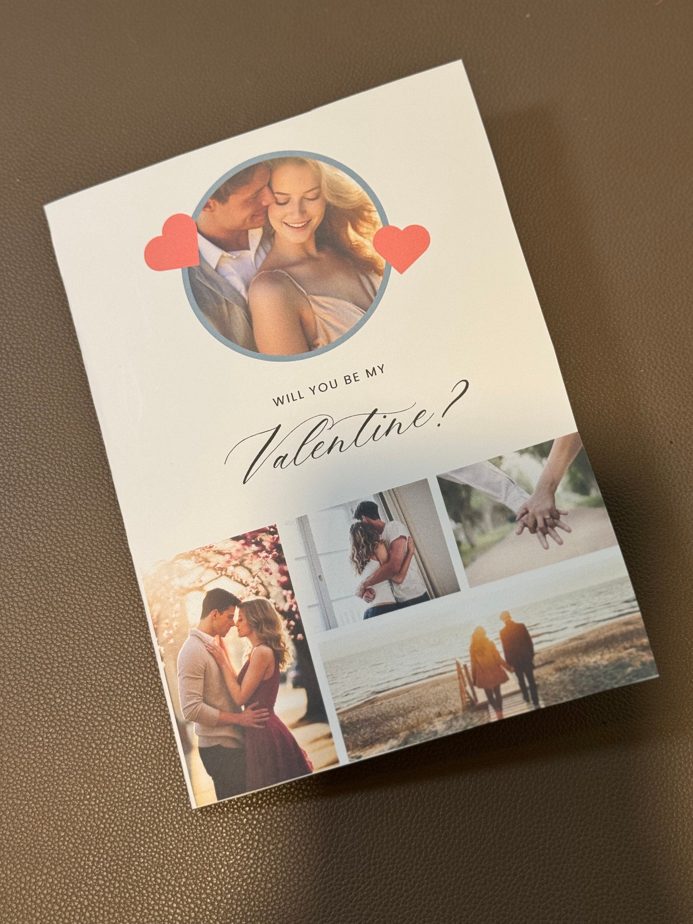 Editable and Printable Valentine's Day Folding Card - 7x10 - Customize ...