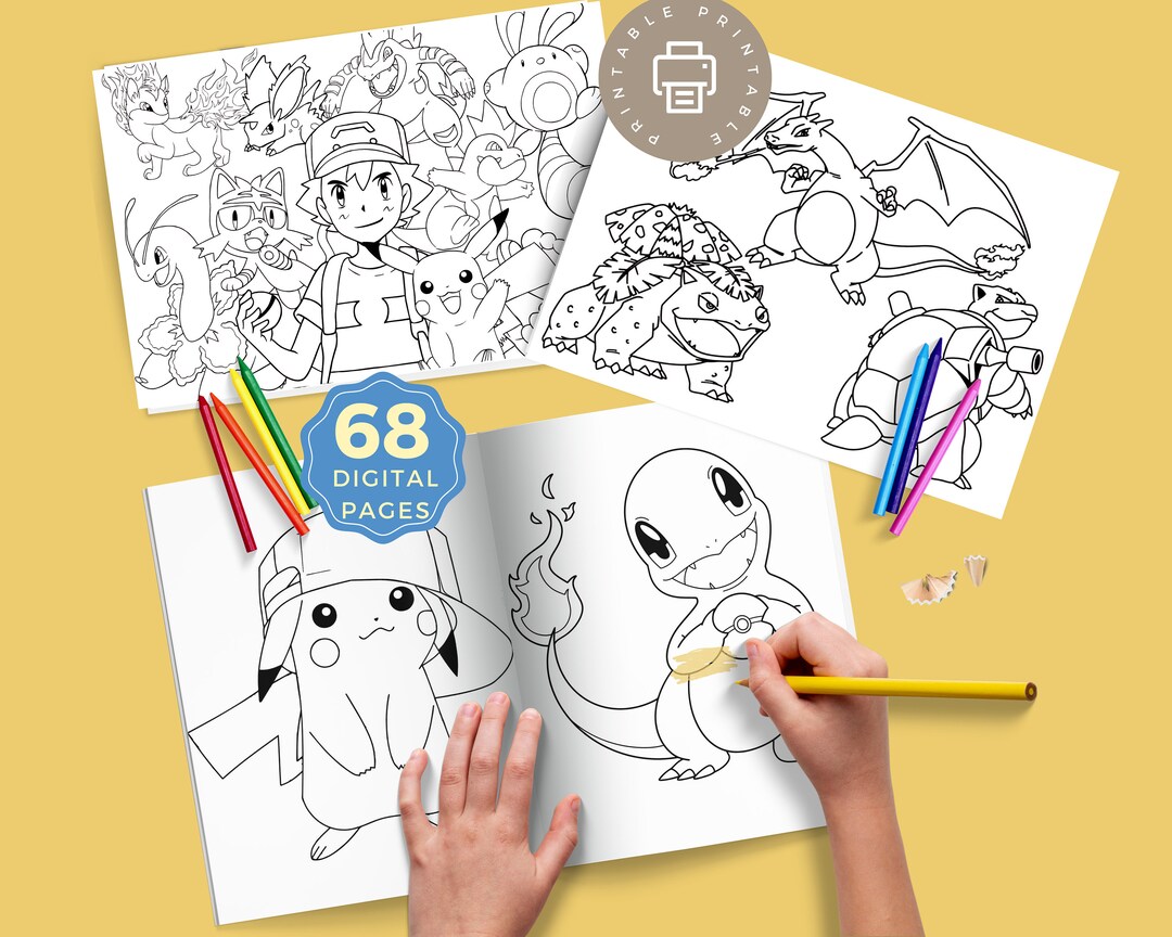 Pokemon Coloring Pages | Road Trip Coloring | Printable | Class ...