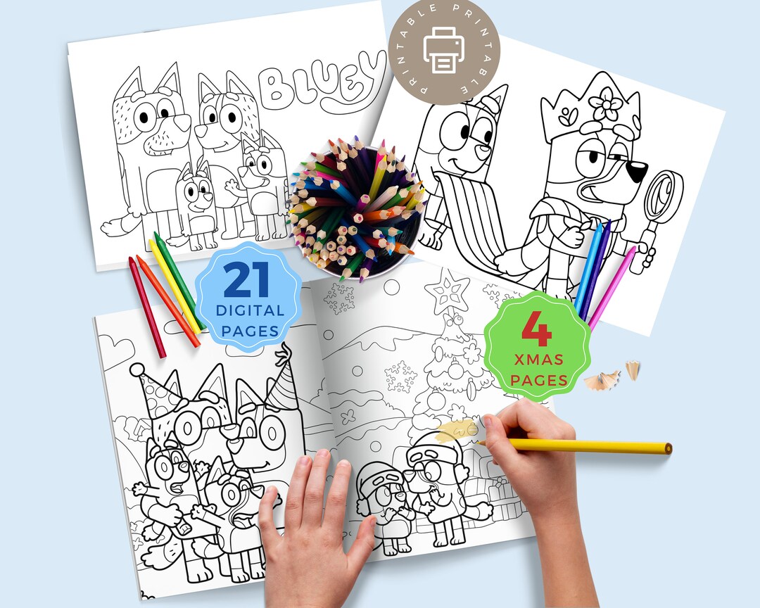 Blue Dog Coloring Pages | Road Trip Blue Dog Coloring | Class ...