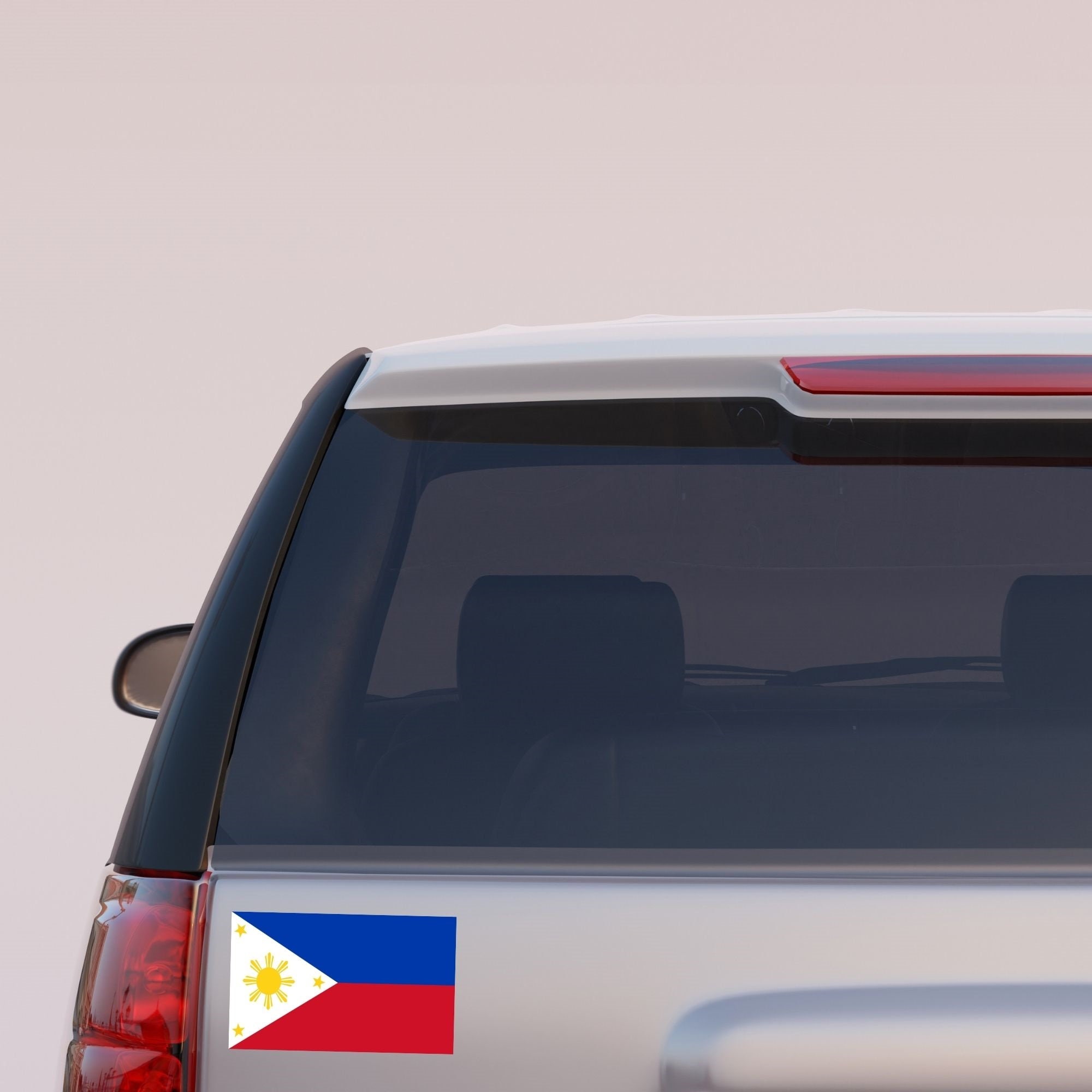 Philippine Flag Bumper Sticker, Weatherproof Flag Sticker, Vinyl Flag ...