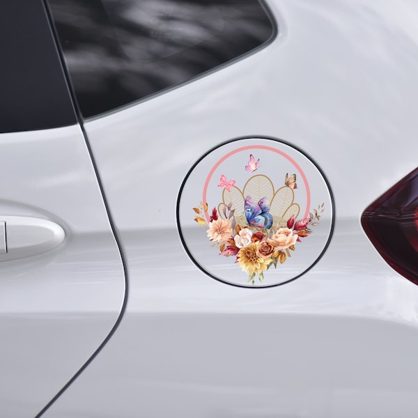 Flower Car Decal - Etsy