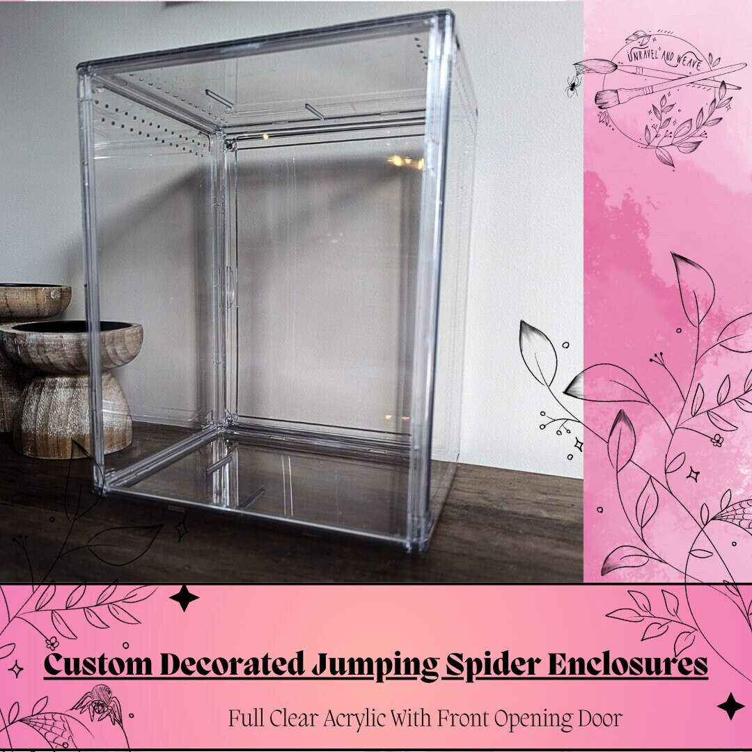 Custom Front Open Jumping Spider Enclosure 17.4L X 7.1W X 21.2H - Etsy