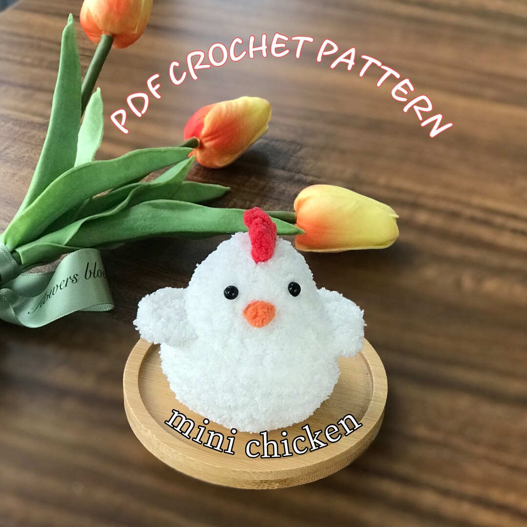 Pocket Chicken Siblings, Chicken Crochet Pattern, No Sew Amigurumi ...