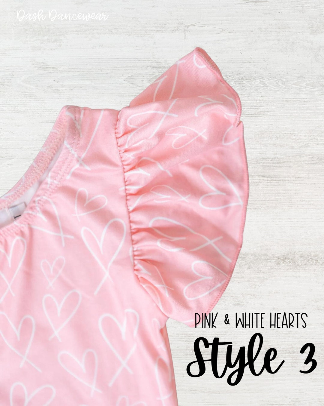 Super Soft Pink Leo for Girls With Adorable Hand Drawn White Hearts ...