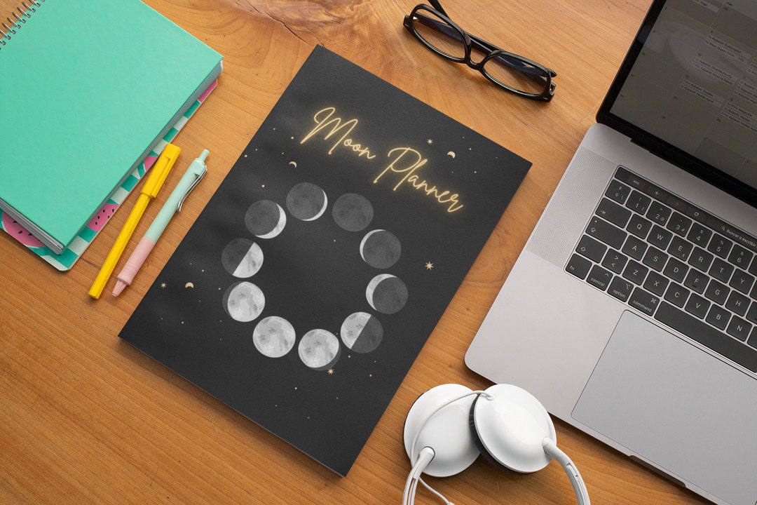 Printable Moon Phase Planner, Digital Moon Phase Tracker, Self Love ...