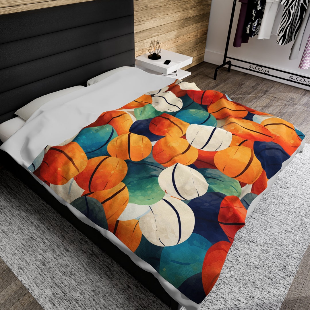 Circle Design Blanket, Cozy and Warm Blanket, Simple Pattern Blankets ...