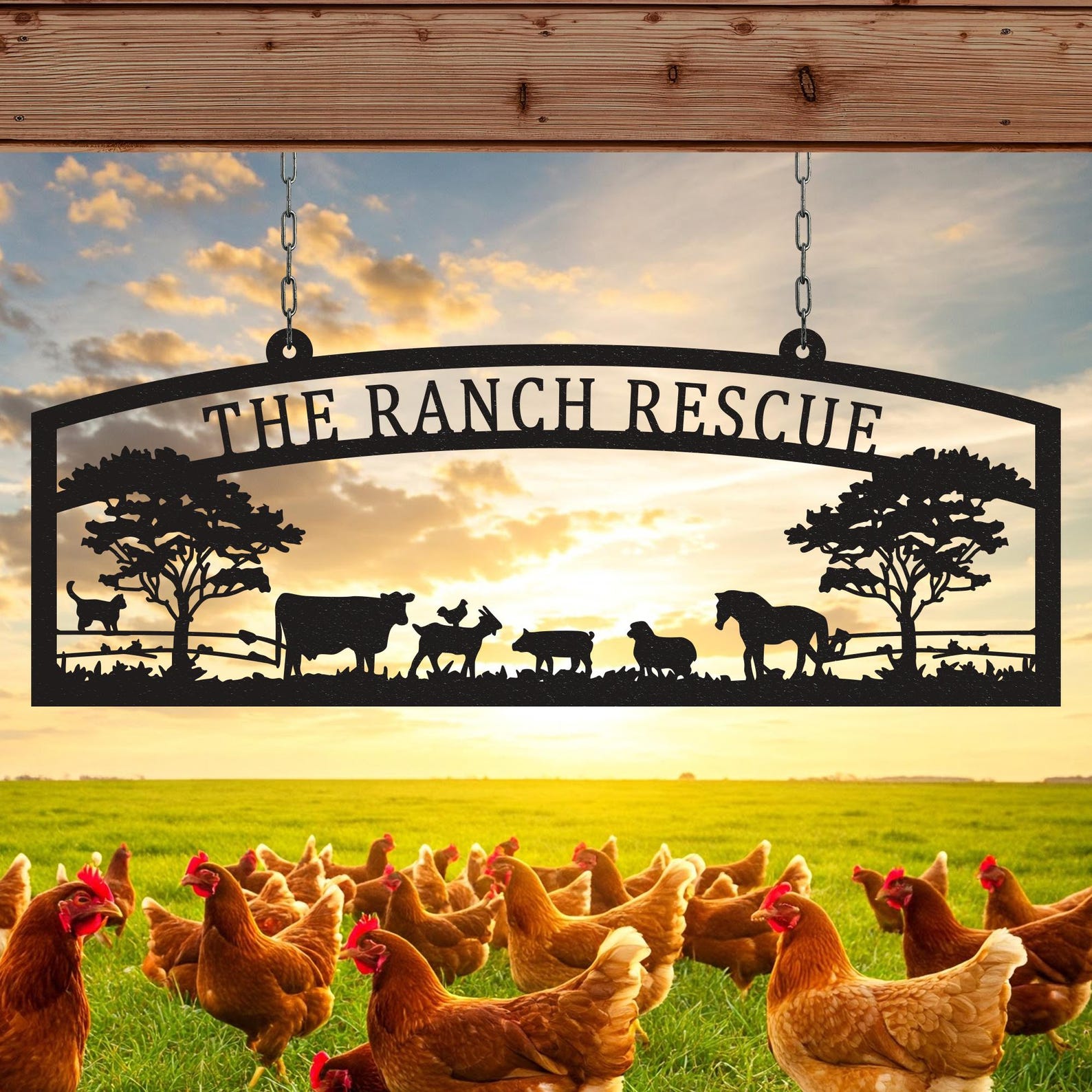 Custom Ranch Sign Metal Farm Sign, Farmhouse Metal Sign, Custom Ranch ...