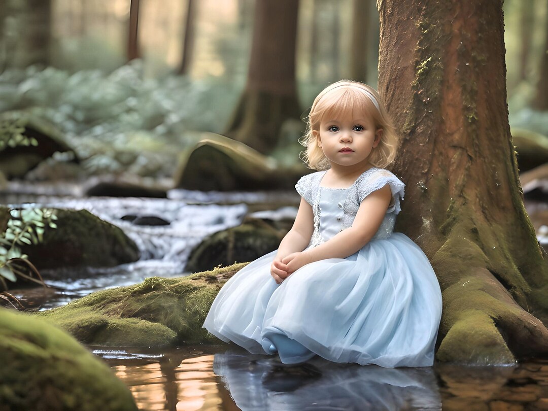 FOREST Backdrop: Infant Digital Background, Fairytale Child Portraits ...