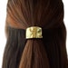 Glossy Ponytail Cuff Hook, Metal Wedding Hair Cuff, Metal Hair Tie ...