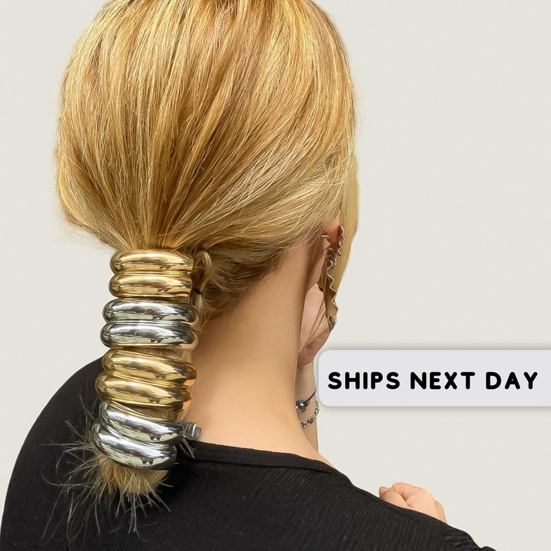 Gold Hair Cuff - Etsy