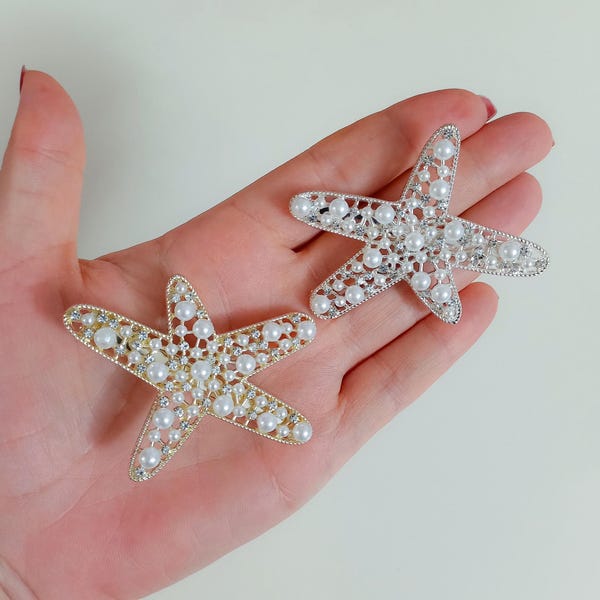 Starfish Hair Clip - Etsy