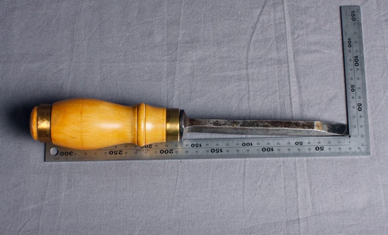 Antique Mortise Chisel USSR - Etsy