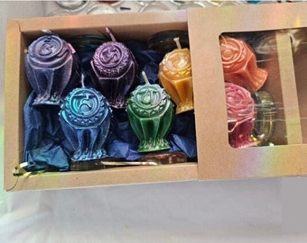 Seven Chakra Candle Set - Etsy