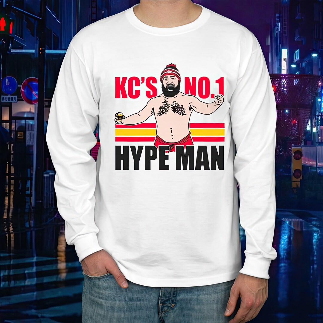 Jason Hype Man Png-hype Man Png-kc Hype Man Png-jason Kelce No Shirt ...