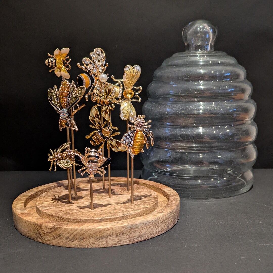 Jewel Bees and Hive 02 - Etsy