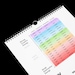 Wall Calendar (2025) | Emotional Frequency Chart - Etsy