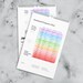 Wall Calendar (2025) | Emotional Frequency Chart - Etsy