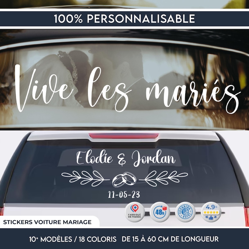 Buy Wedding Car Sticker Online In India - Etsy India