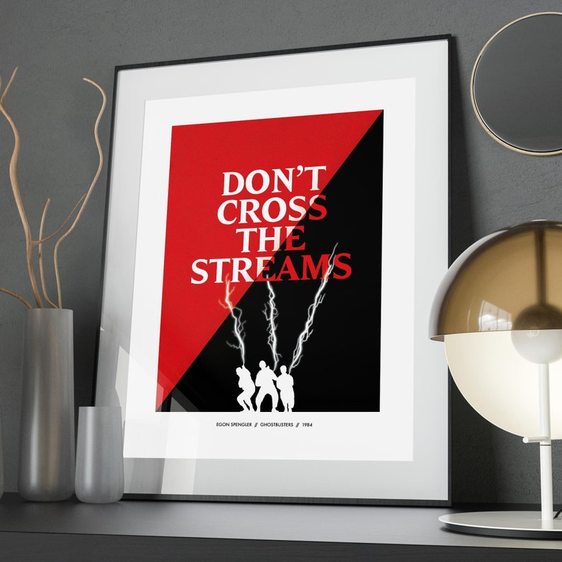 GHOSTBUSTERS Quote: Don't Cross the Streams. Egon Spengler ...