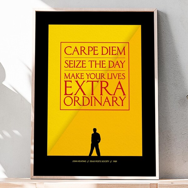 Carpe Diem Poster - Etsy