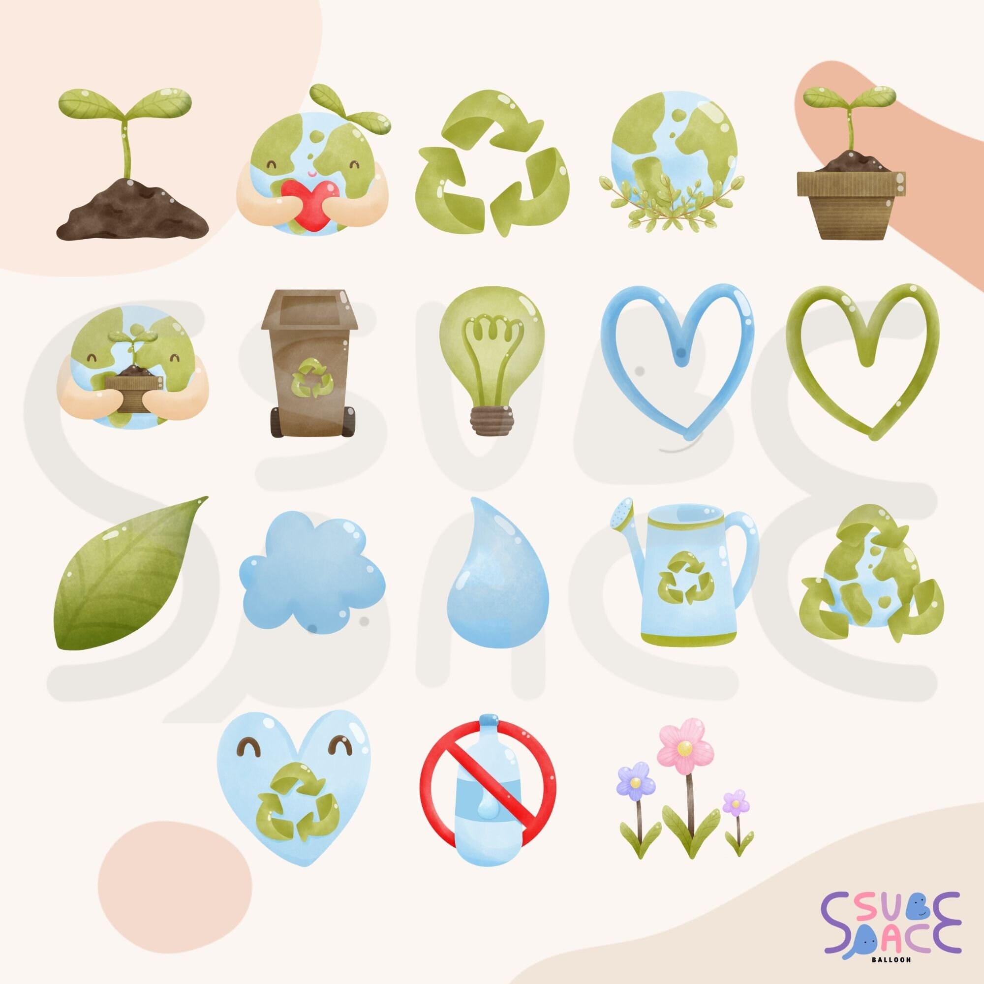Earth Day Clipart, Earth Day Collection, Earth Day Png - Etsy