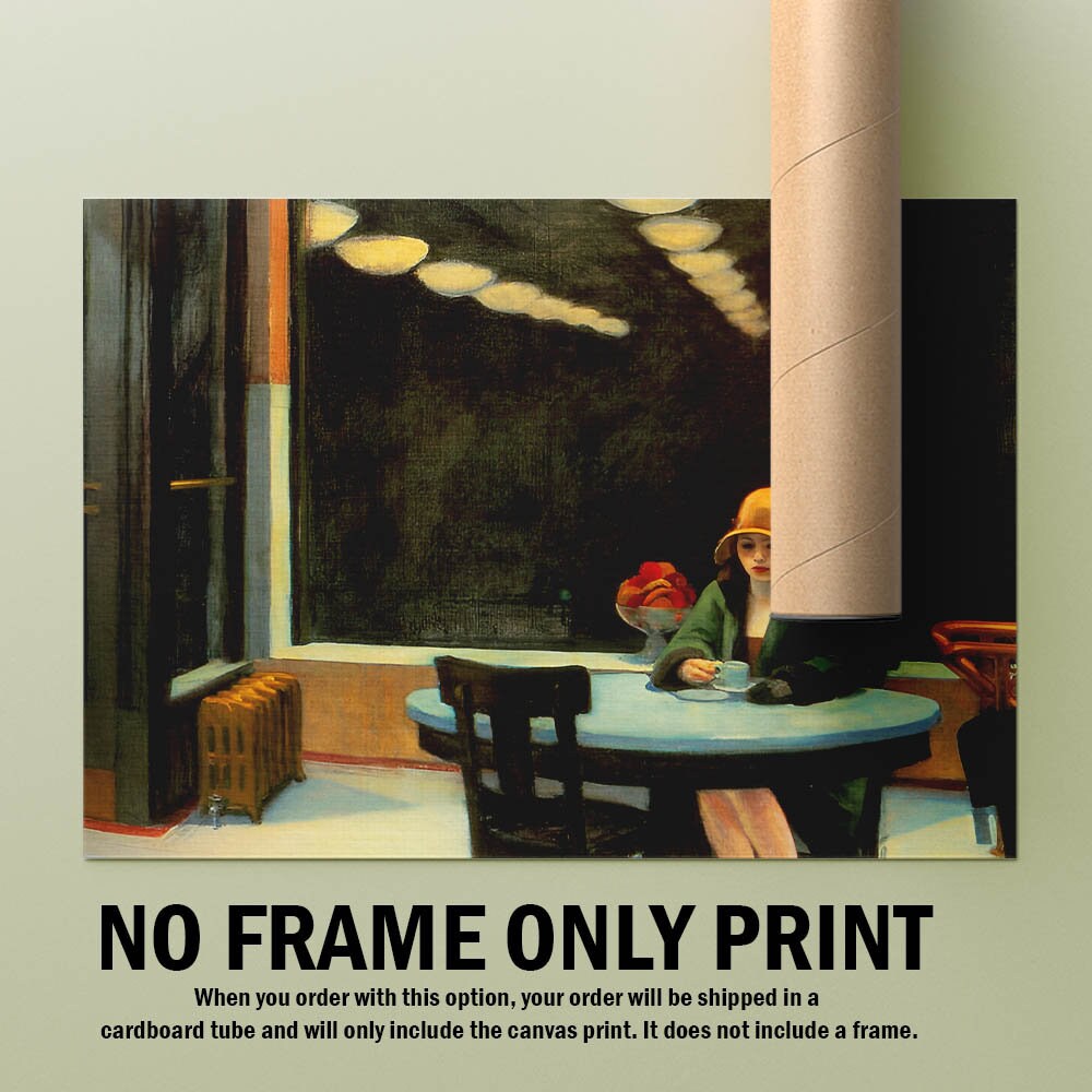 Edward Hopper Automat 1927, Modern American Realism Painting, Moody ...