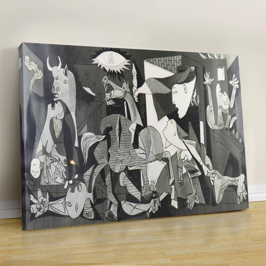 Guernica Canvas, Pablo Picasso Guernica Painting Print, Guernica Wall ...