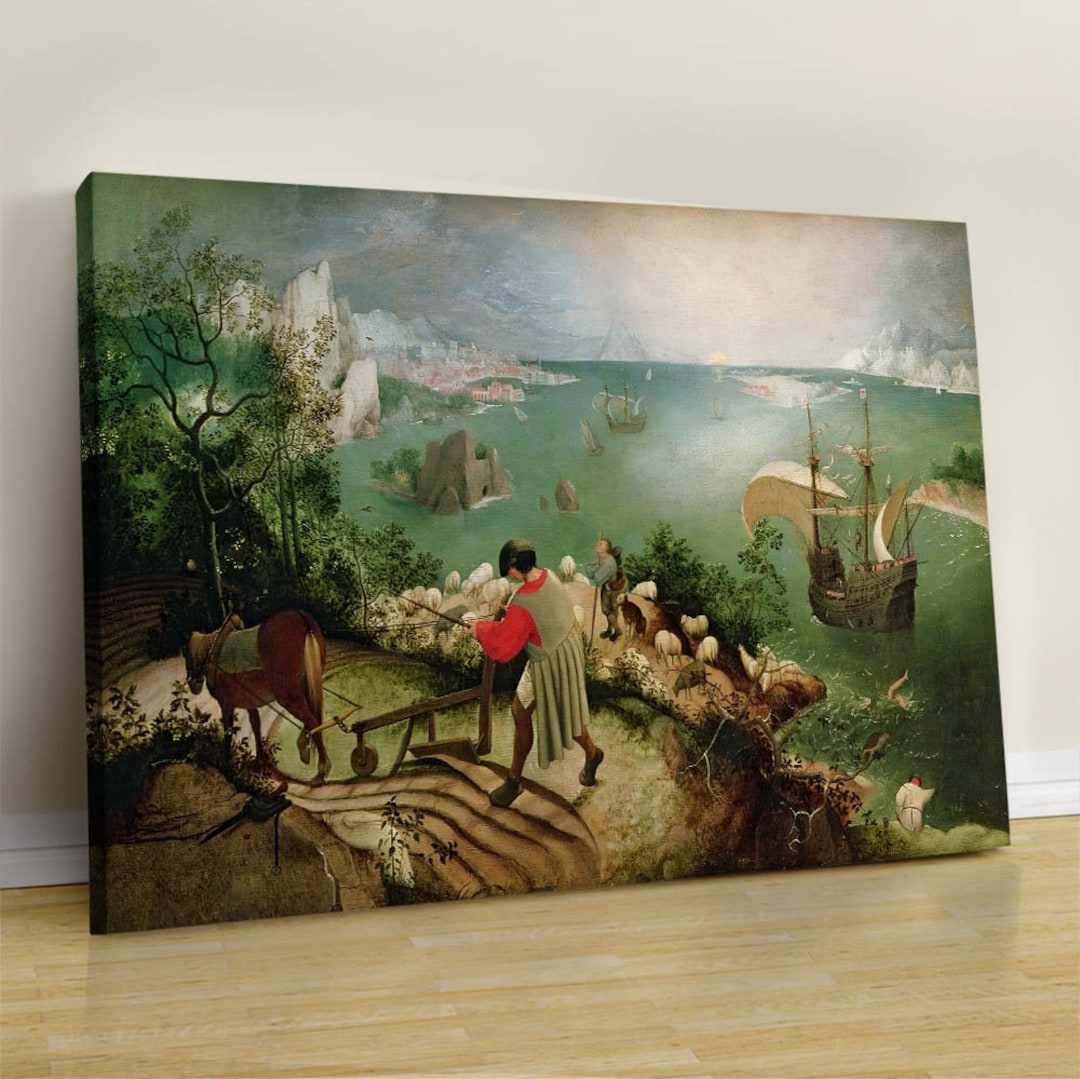 Landscape With the Fall of Icarus (poem) by Pieter Bruegel the Elder ...