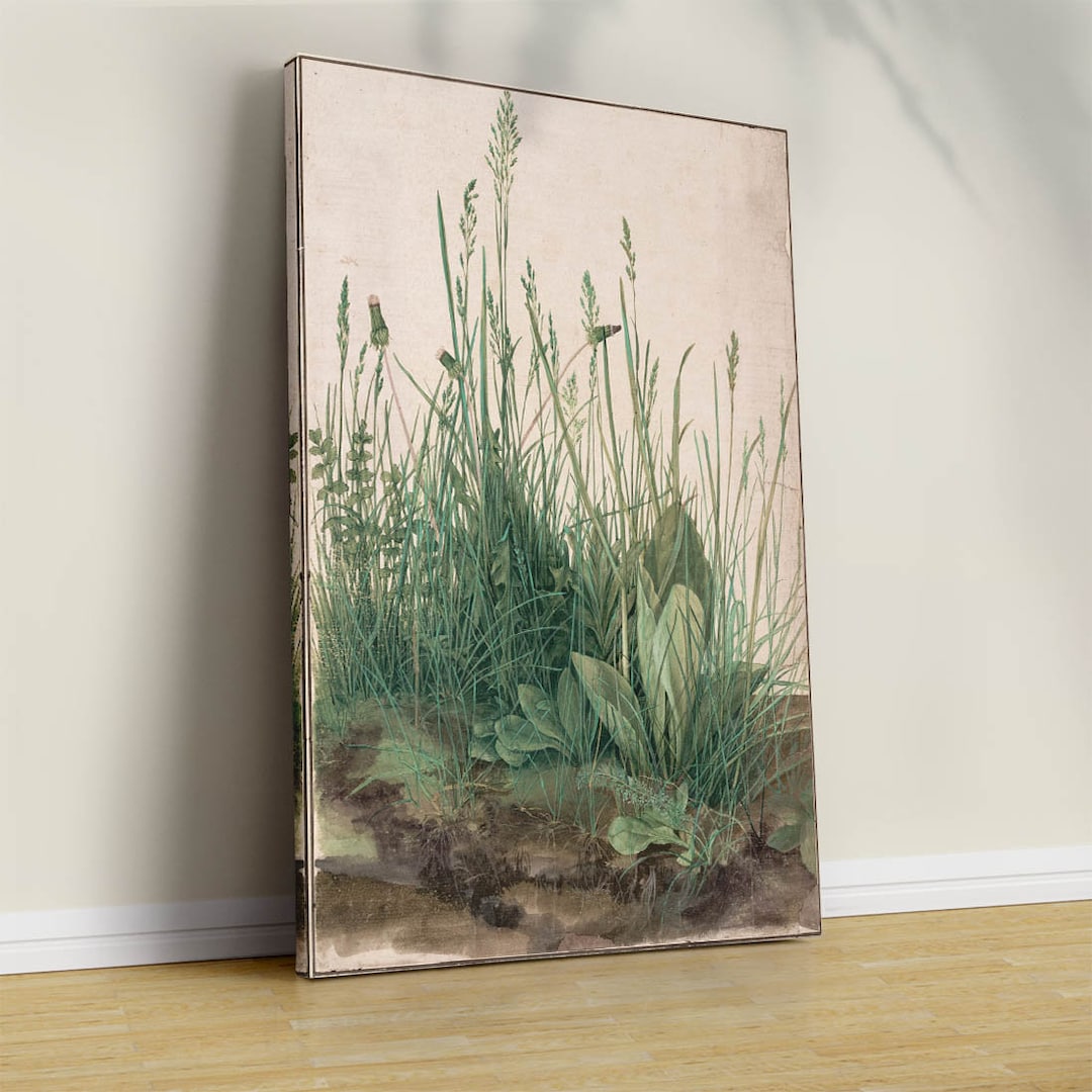 Great Piece of Turf (1503) by Albrecht Durer , Antique Botanical ...