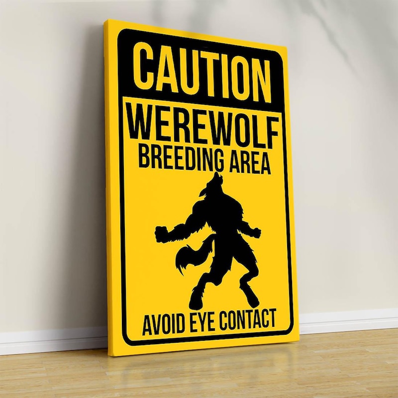 Werewolf Breeding Sign - Etsy