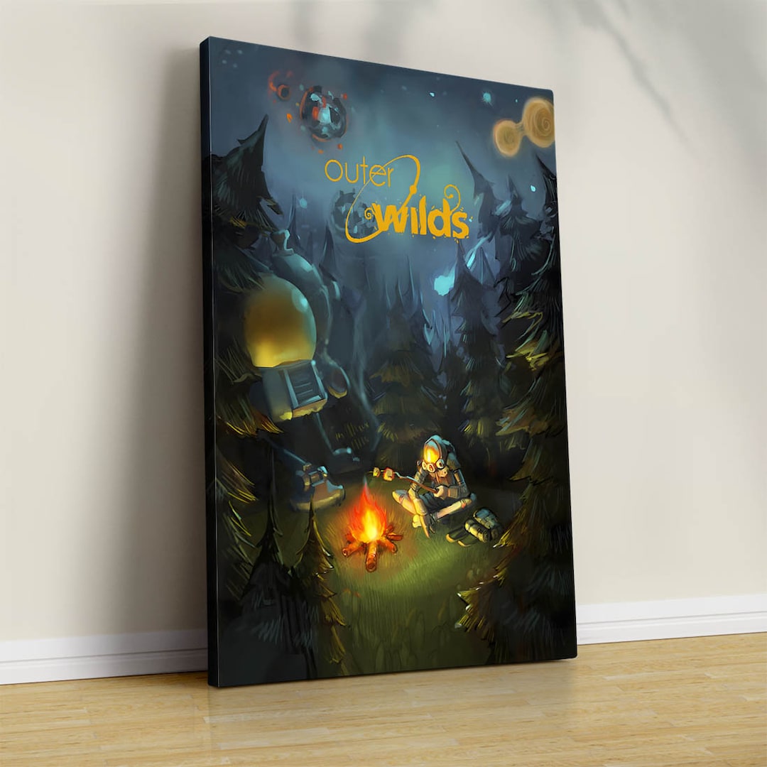 Outer Wilds Game Poster: Cosmic Fine Art Print on Canvas - Etsy