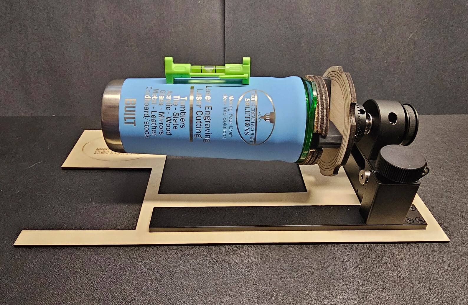 Riser Jig for the "xtool Accessory Kit RA2 Pro" (1-standard Base/1-extended Base With Tumbler ...