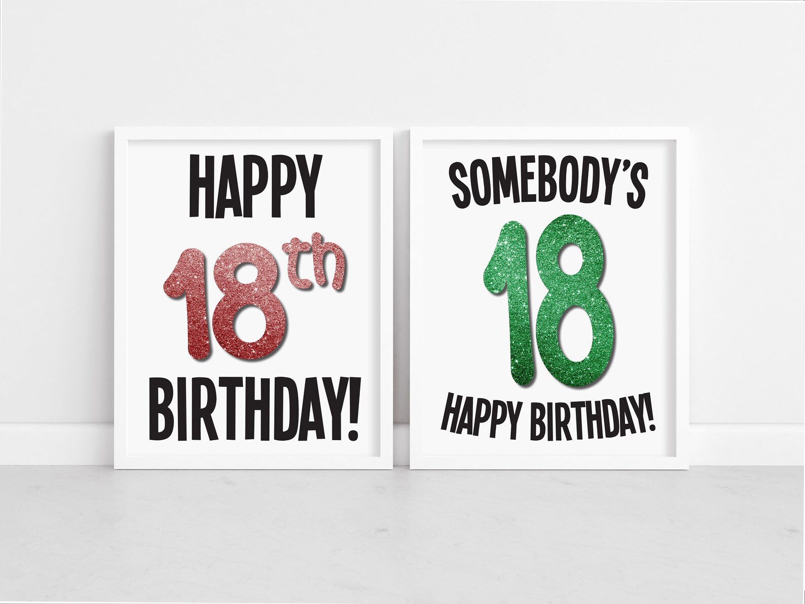 You've Been Loved for 18 Years Printable Bundle, 3 Different Posters ...