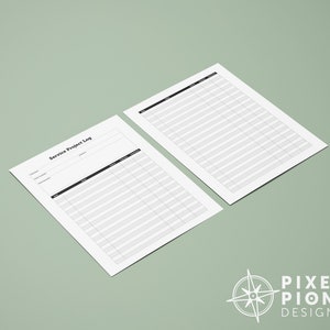 Service Project Log, Printable Service Time Sheet, Volunteer Timesheet ...