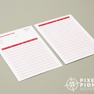 OA Service Project Log, Printable Service Time Sheet, Arrowman ...