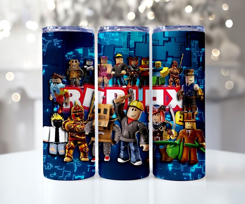 Roblox Tumbler Wrap, Roblox PNG, Sublimación Roblox Regalo único de ...