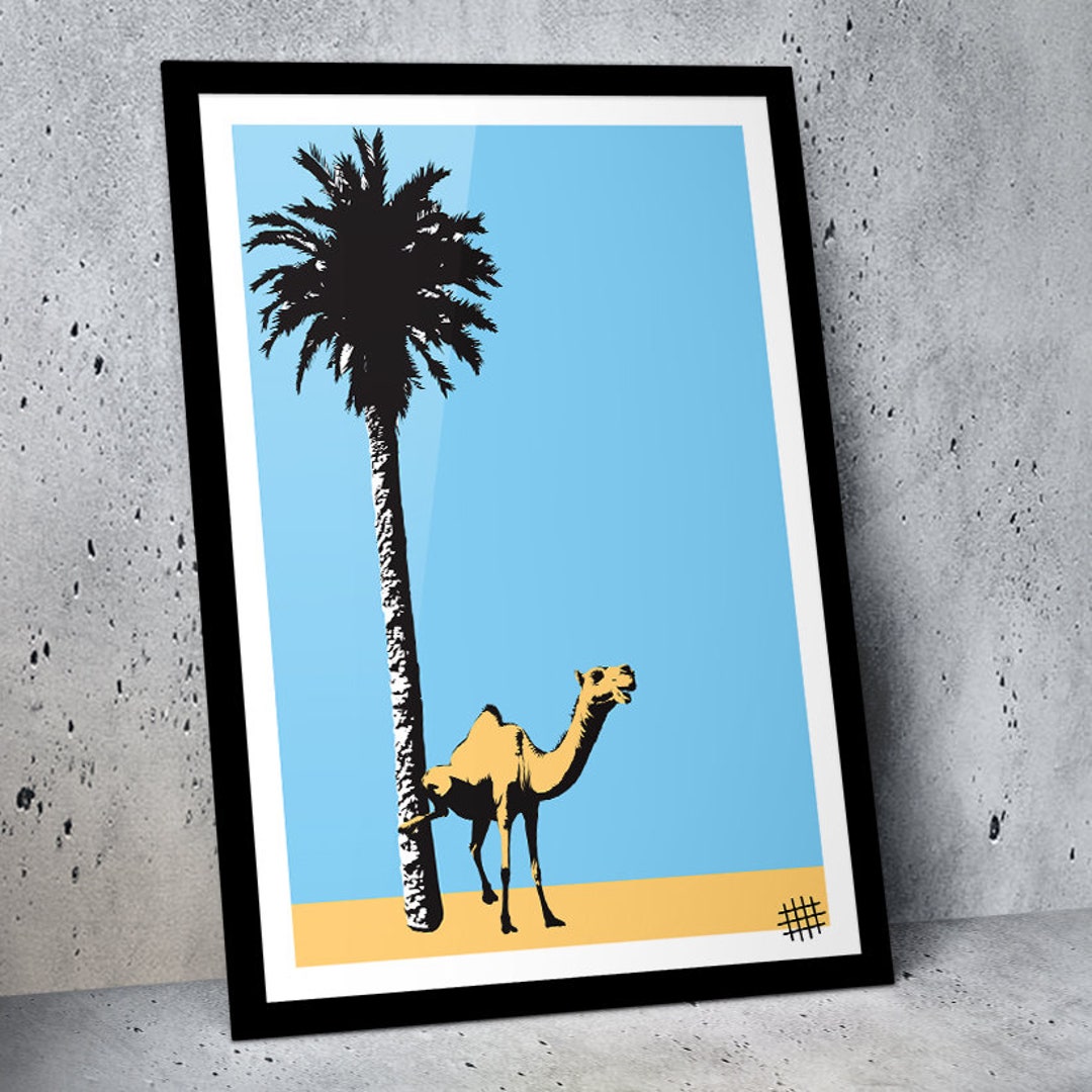 PEEING CAMEL Poster - Etsy
