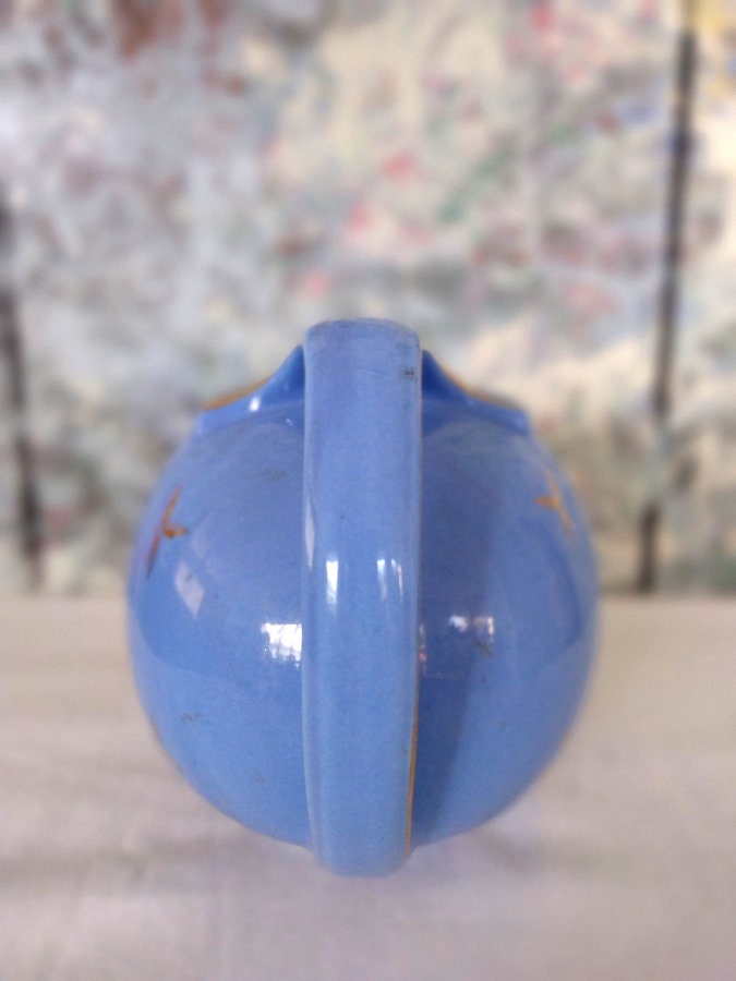 1940s VINTAGE HALL TEAPOT: 6 Cup 0749 Ceramic Pottery Tea Pot ...