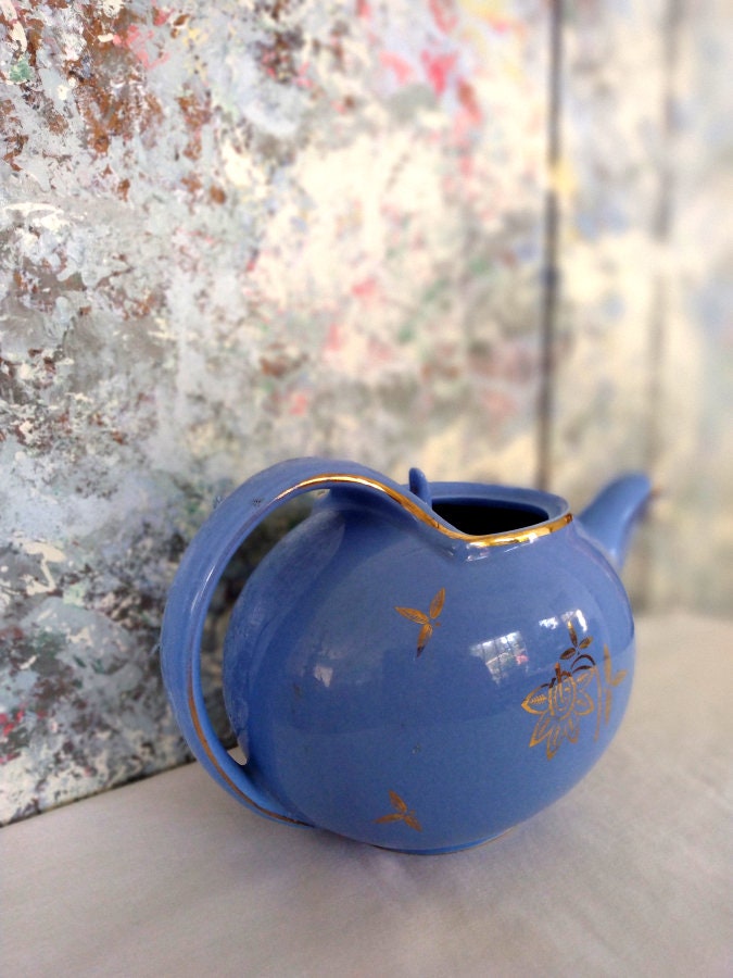 1940s VINTAGE HALL TEAPOT: 6 Cup 0749 Ceramic Pottery Tea Pot ...