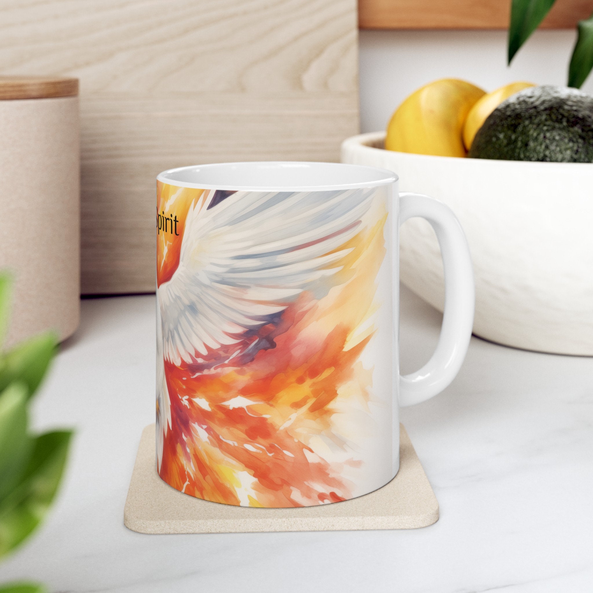 Holy Spirit Coffee Mug White Dove Mug Catholic Home Decor Gift for ...
